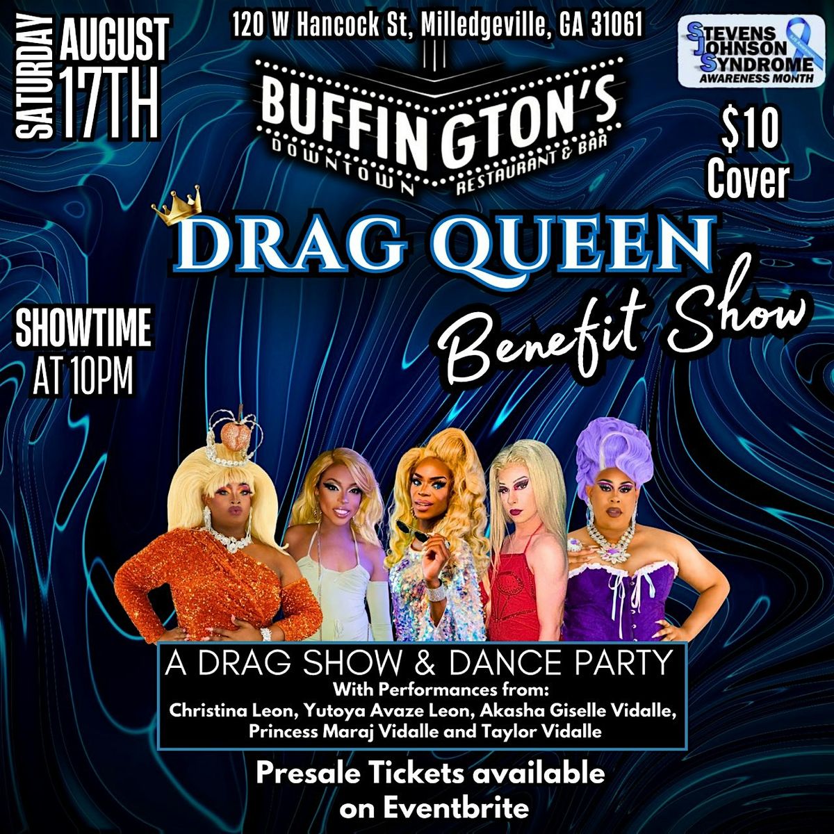 SJS DRAG SHOW at 120 W Hancock St, Milledgeville on 17th August, 2024
