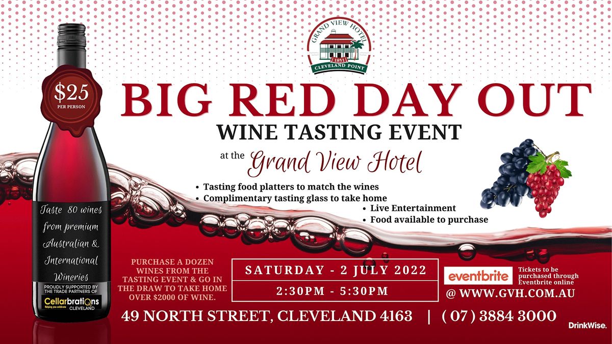 Big Red Day Out 2022 | Grand View Hotel, Cleveland, QL | July 2, 2022