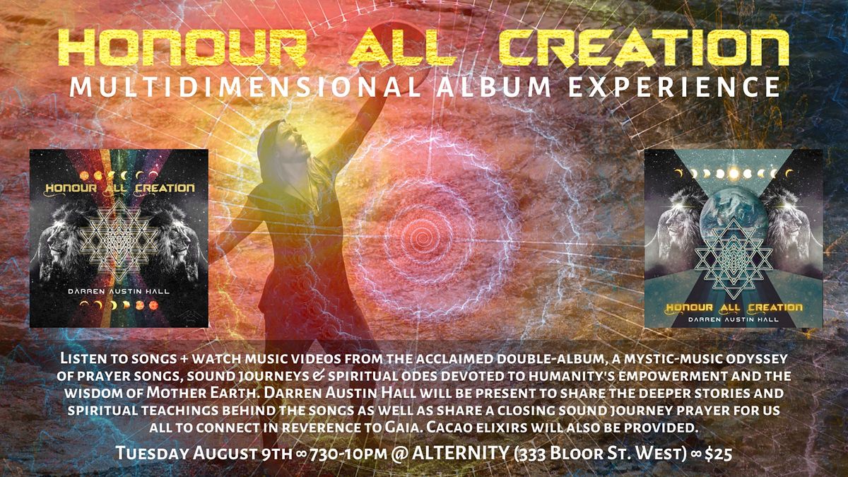 HONOUR ALL CREATION: Multi-Dimensional Album Experience at Alternity ...