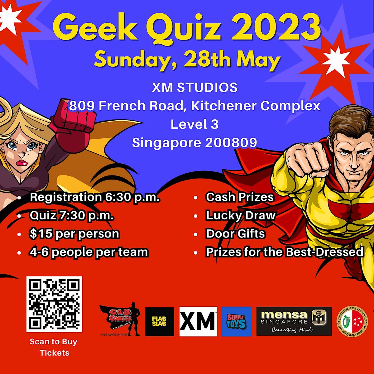 GEEK QUIZ 2023 at XM Studios, Singapore on 28th May, 2023