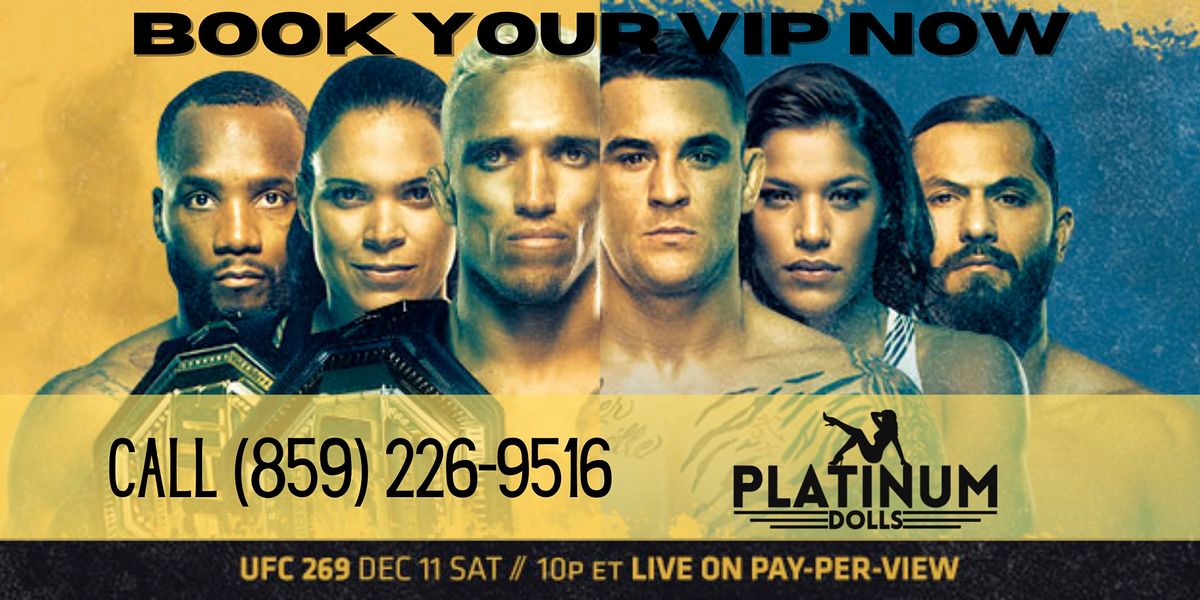 UFC 269 Fight Night Lexington KY at Platinum Dolls Lexington on 11th ...