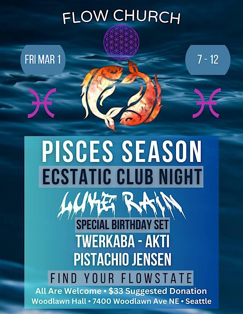 Ecstatic Dance with Luke Rain with Flow Church Seattle March 1, 2024 at ...