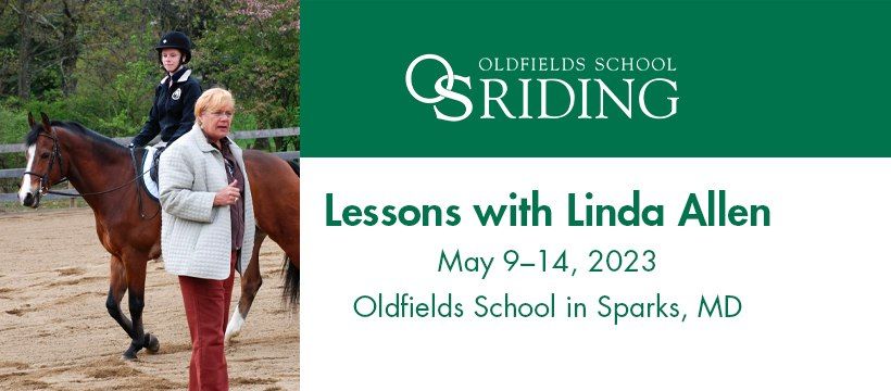 Lessons w/ Linda Allen at Oldfields School at Oldfields School, Cockeysville on 9th May, 2023