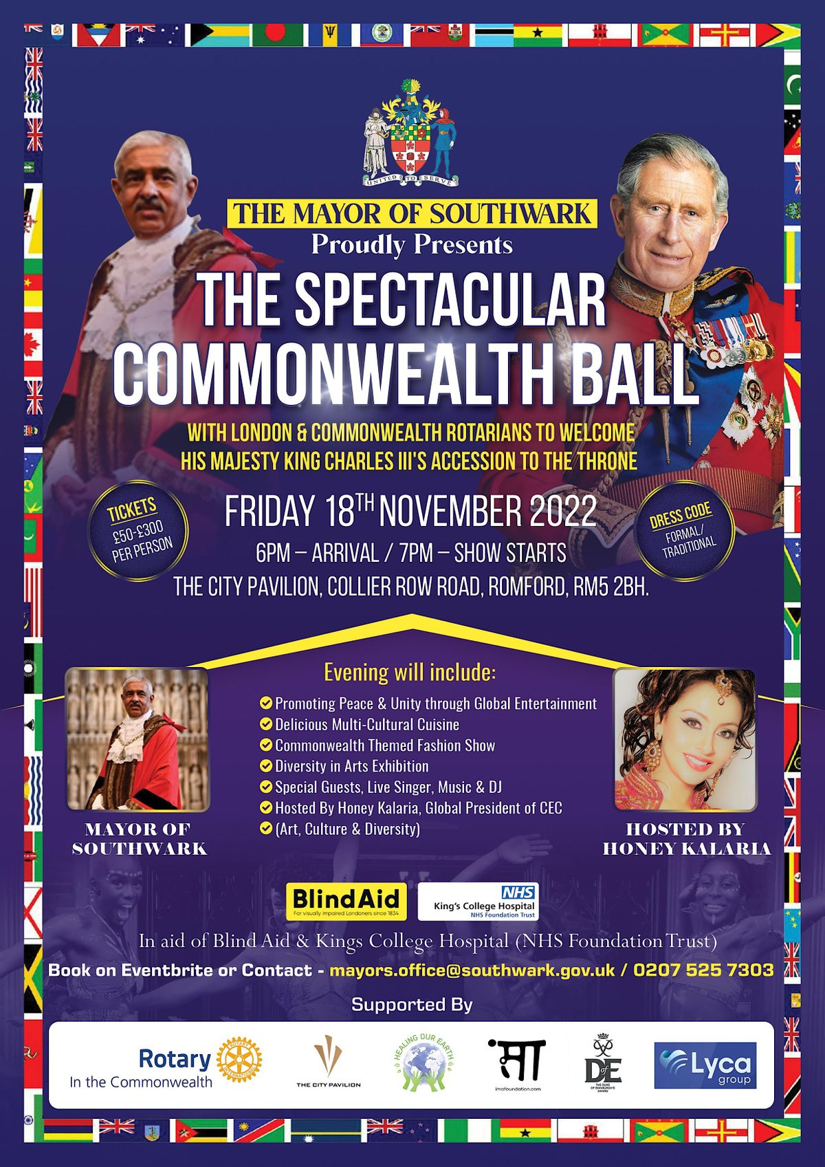 MAYORS COMMONWEALTH BALL TO WELCOME KING CHARLES llls ACCESSION ON ...