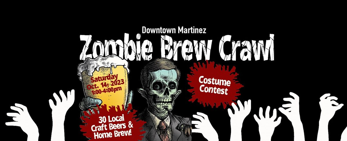 Zombie Brew Crawl 2023 | Downtown Martinez | October 14, 2023