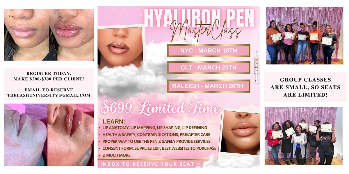 Hyaluron Pen Lip Masterclass - Hands On | Model Provided | Detailed at ...