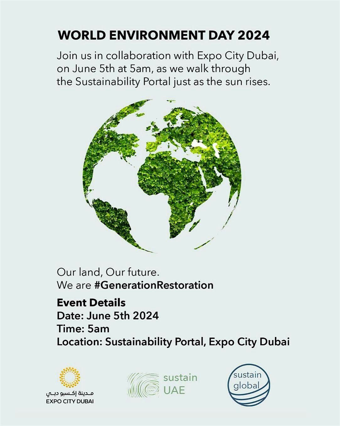 World Environment Day June 5th 2024 | Sustainability parking Expo city ...