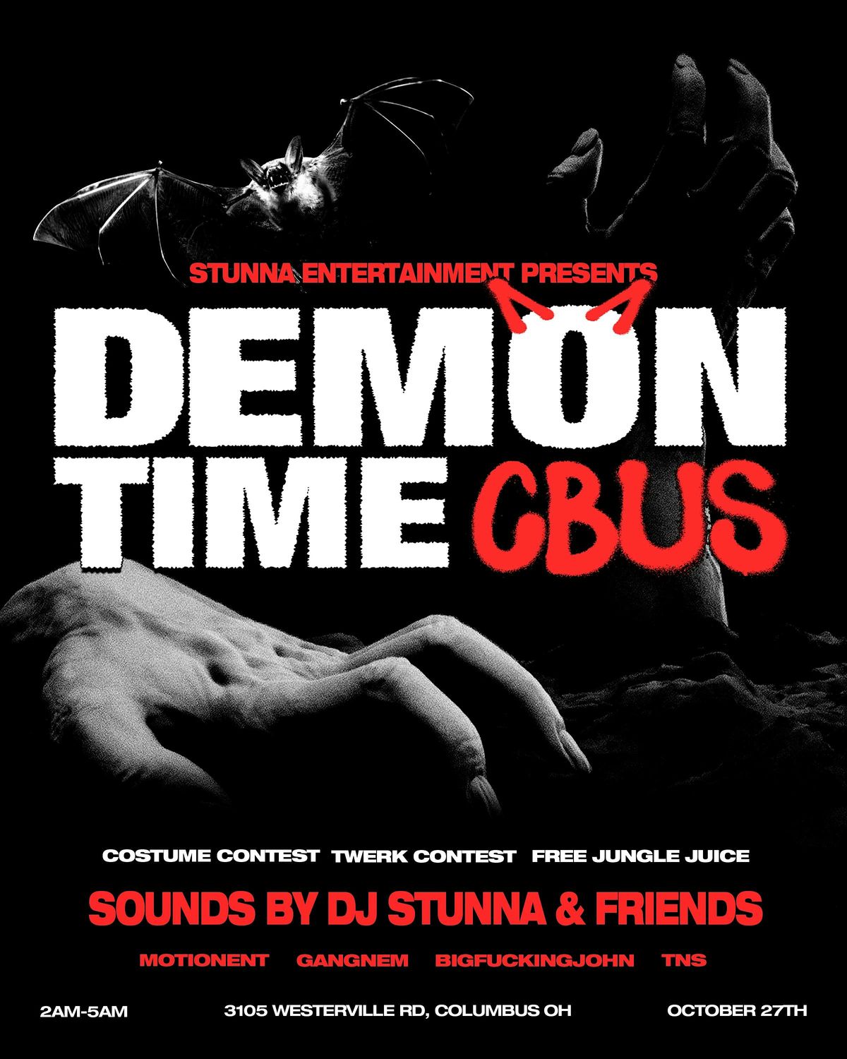 DEMON TIME CBUS at 3105 Westerville Rd, Columbus on 28th October, 2023