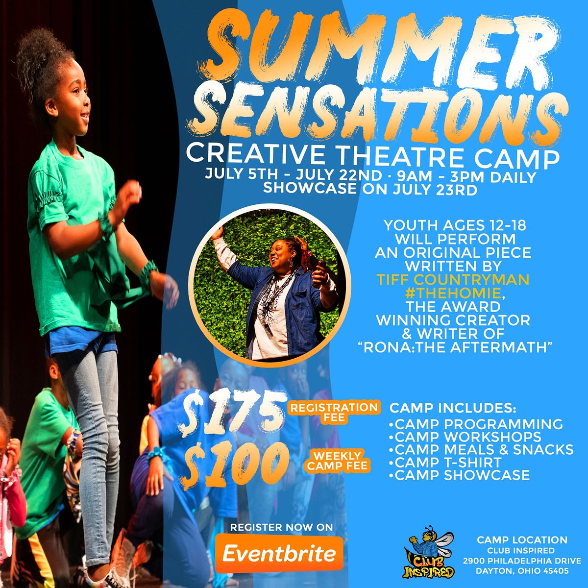 SUMMER SENSATIONS || A Creative Theatre Camp for TEENS at 2900 ...