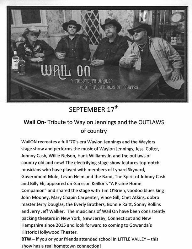 Wail On - A tribute to Waylon Jennings and The Outlaws of Country at ...