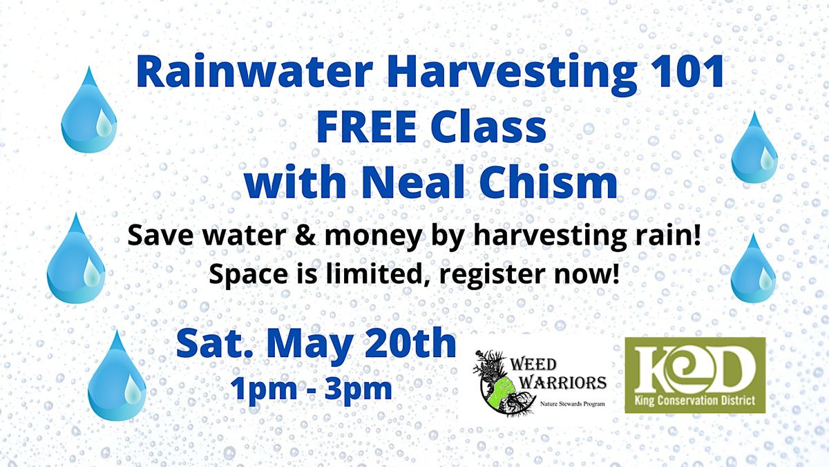 Free Class: Rainwater Harvesting 101 at New Start Community Garden ...
