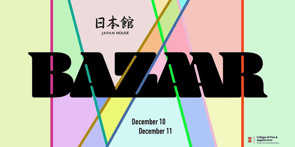 Japan House Annual Bazaar : Mottainai at Japan House, Urbana on 10th ...