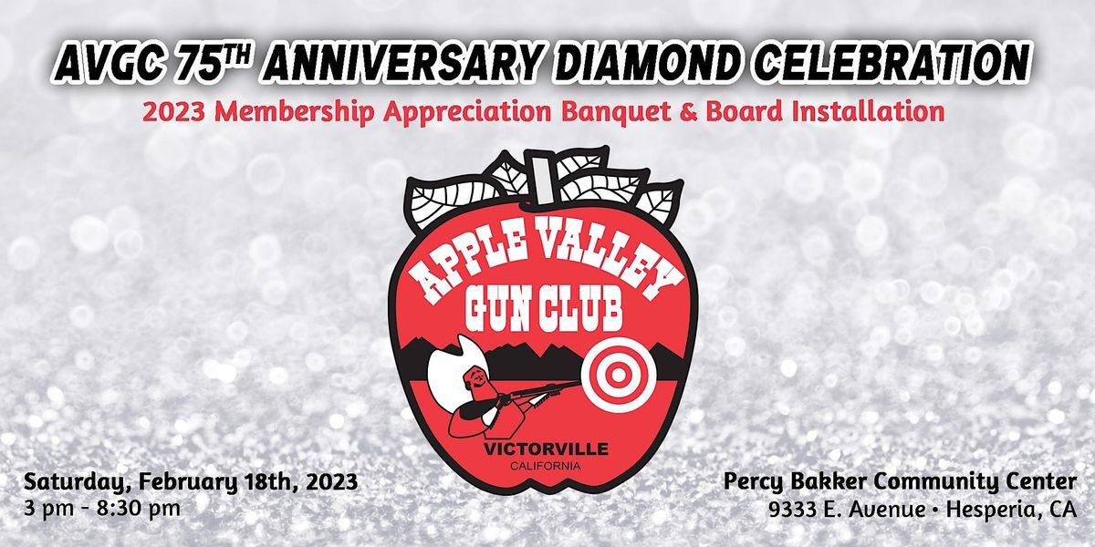 2023 AVGC Banquet - Celebrating 75 Years! at Percy Bakker Center ...