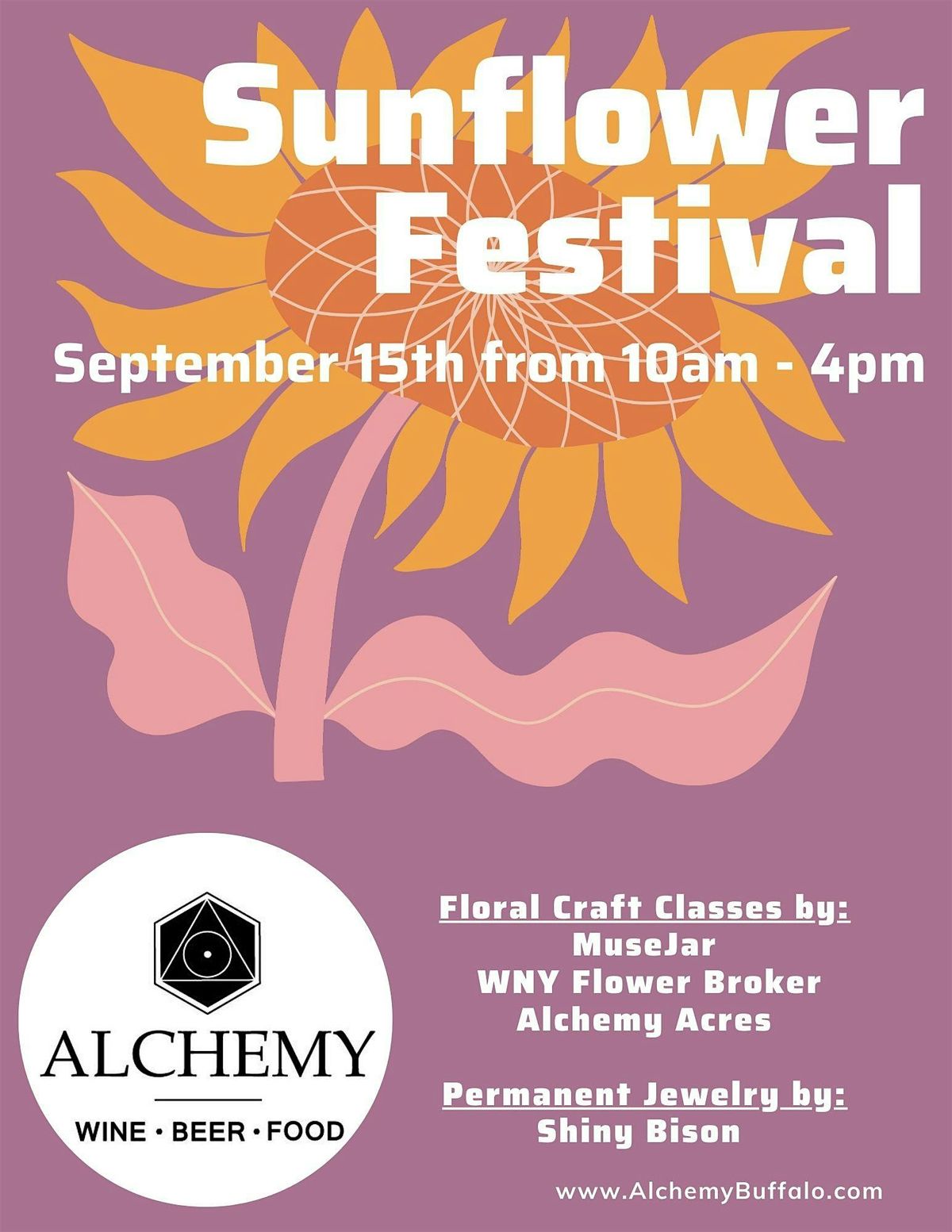 Sunflower Festival at Alchemy Wine & Beer, Hamburg on 15th September, 2024