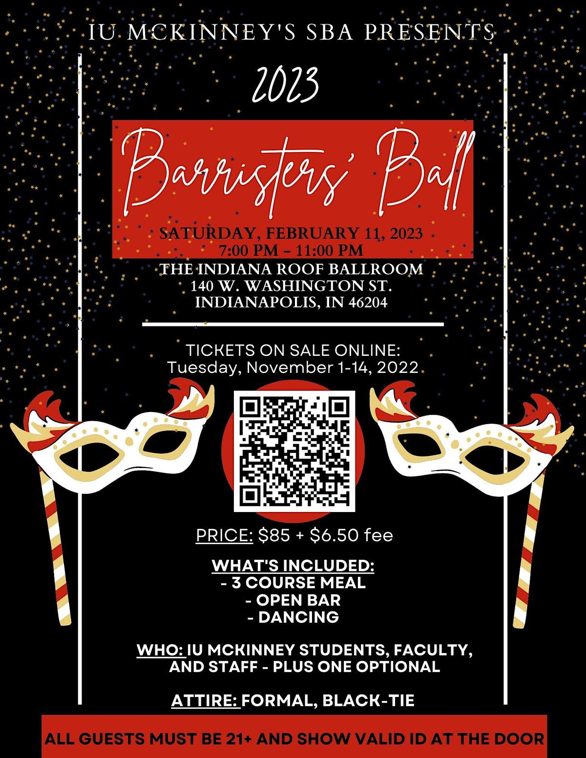 IU McKinney 2023 Barristers Ball at Indiana Roof Ballroom, Indianapolis ...