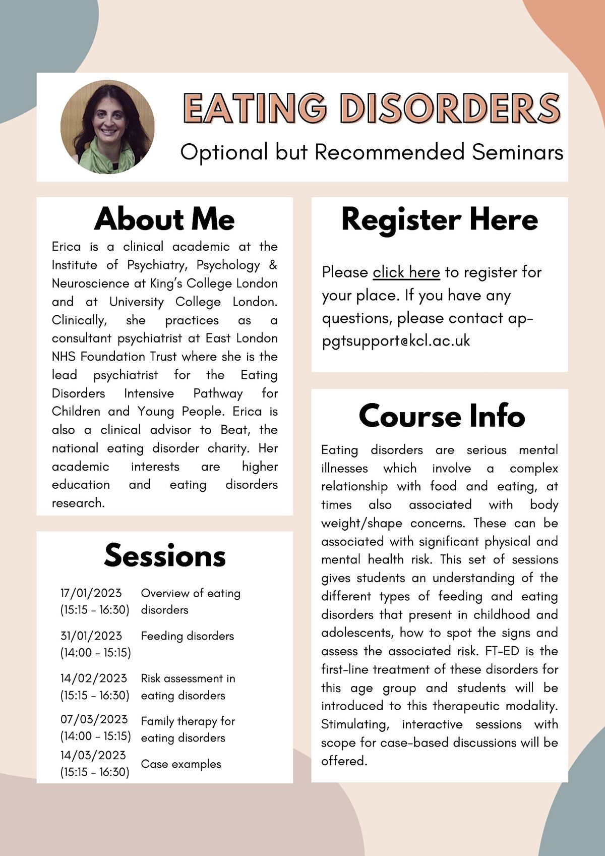 Eating Disorders | IOPPN Seminar Room 4, London, EN | January 31, 2023