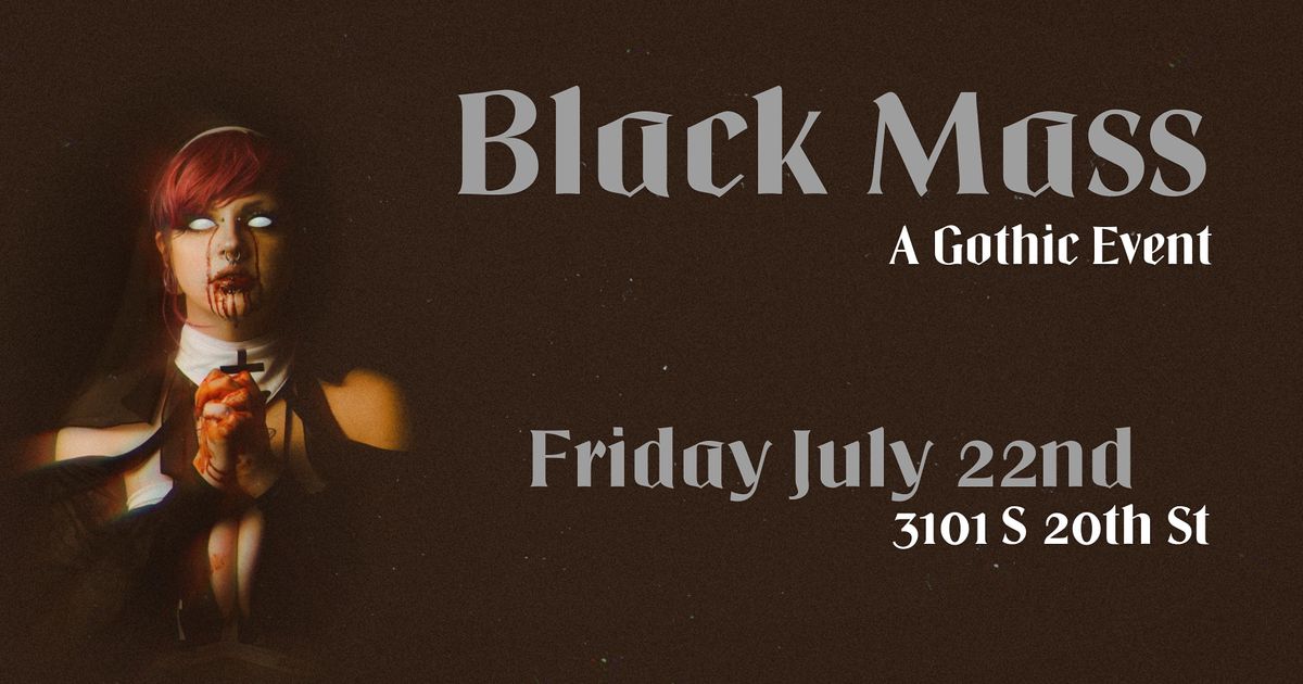 Black Mass | A Gothic Event at Reformed Studio and Assembly Space ...