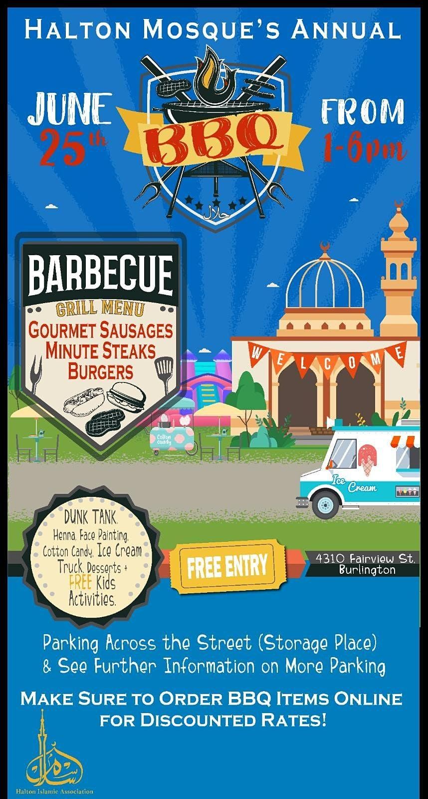 Masjid Halton / Halton Mosque Annual BBQ 2022 at 4310 Fairview St ...