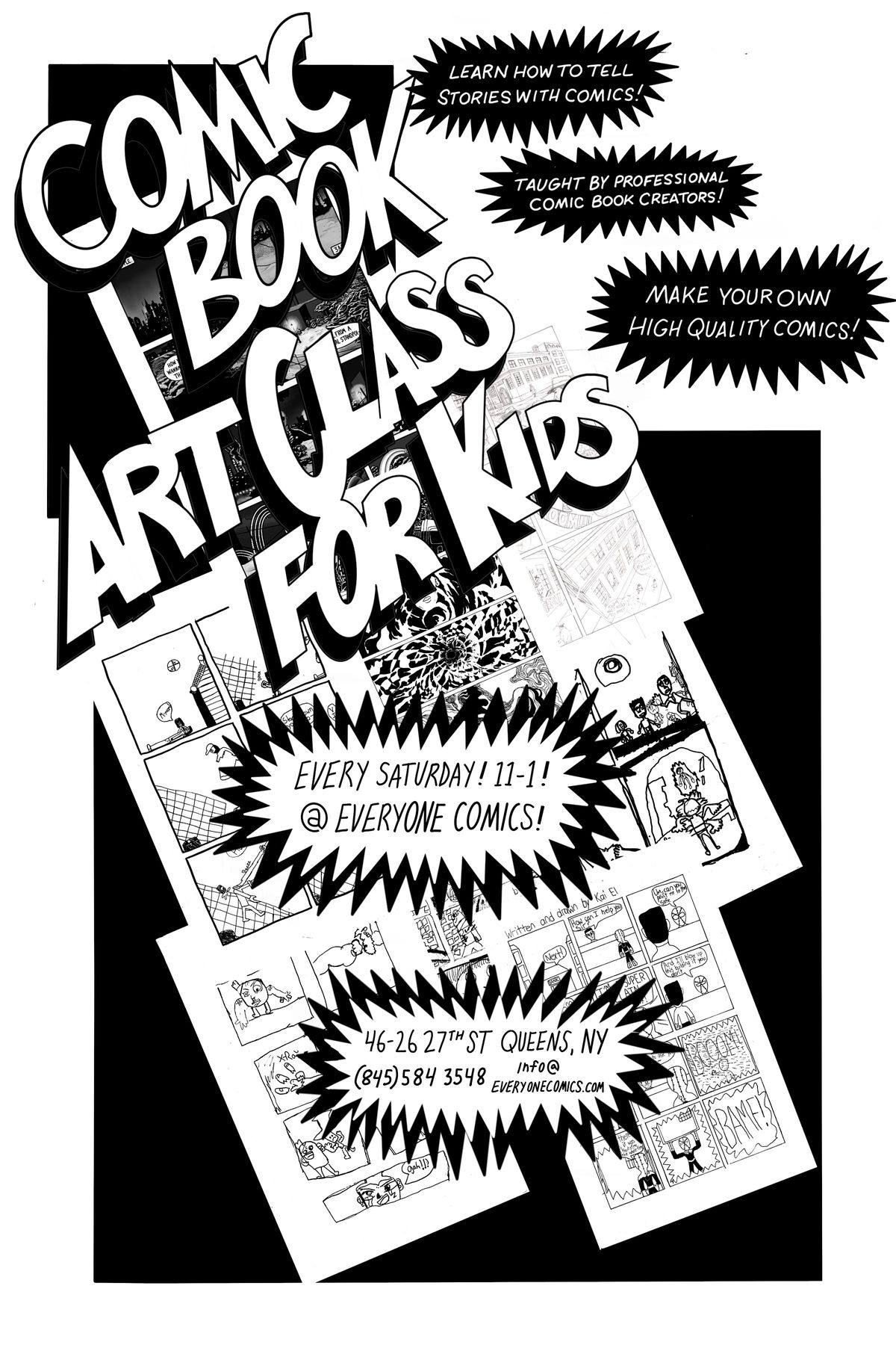 Queens Kids Comic Art Class | Everyone Comics & Books, Queens, NY ...