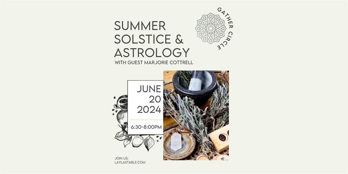 Womens Gather Circle - Summer Solstice & Astrology at Honey Hollow Farm Rustic Retreat, New Hope ...