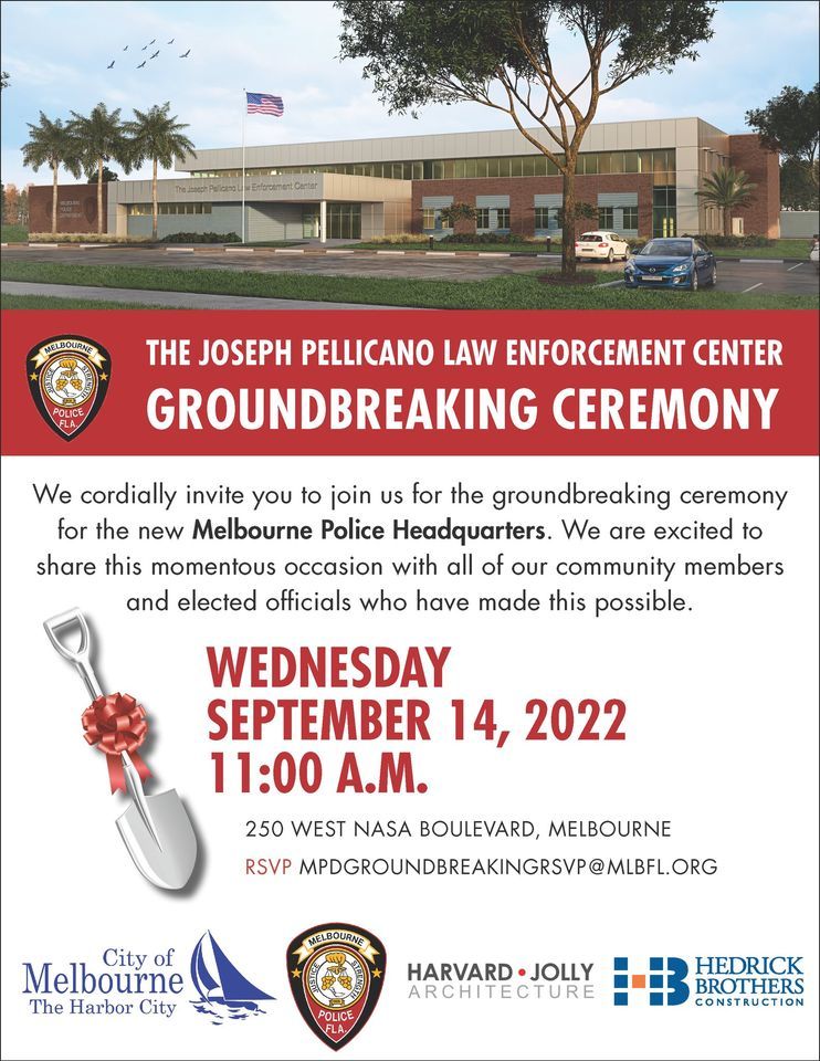 MPD Groundbreaking Ceremony at 250 W Nasa Blvd, Melbourne, FL 32901 ...