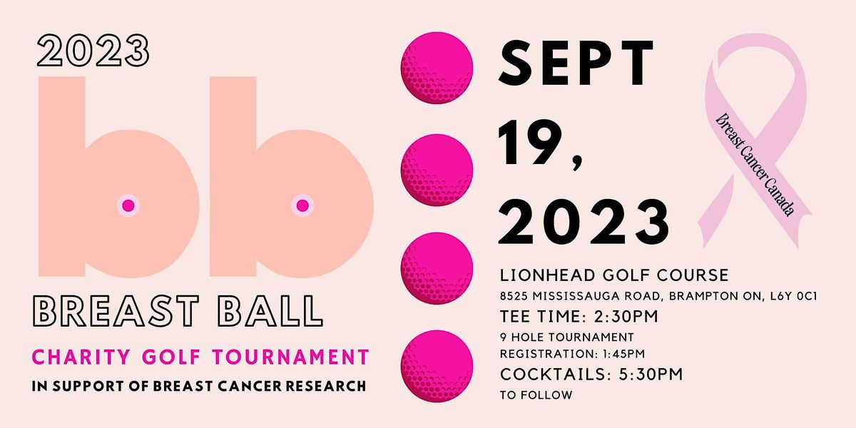 Breast Ball Charity Golf Tournament at Lionhead Golf Club & Conference Centre, Brampton on 19th ...