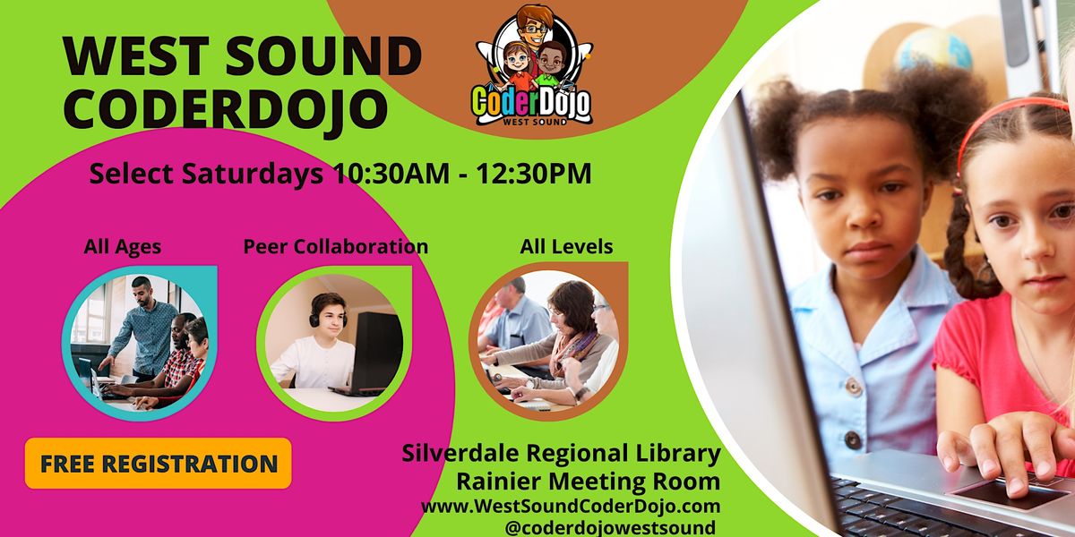2022 2023 Season Of West Sound Coderdojo Kitsap Regional Library Silverdale April 15 2023