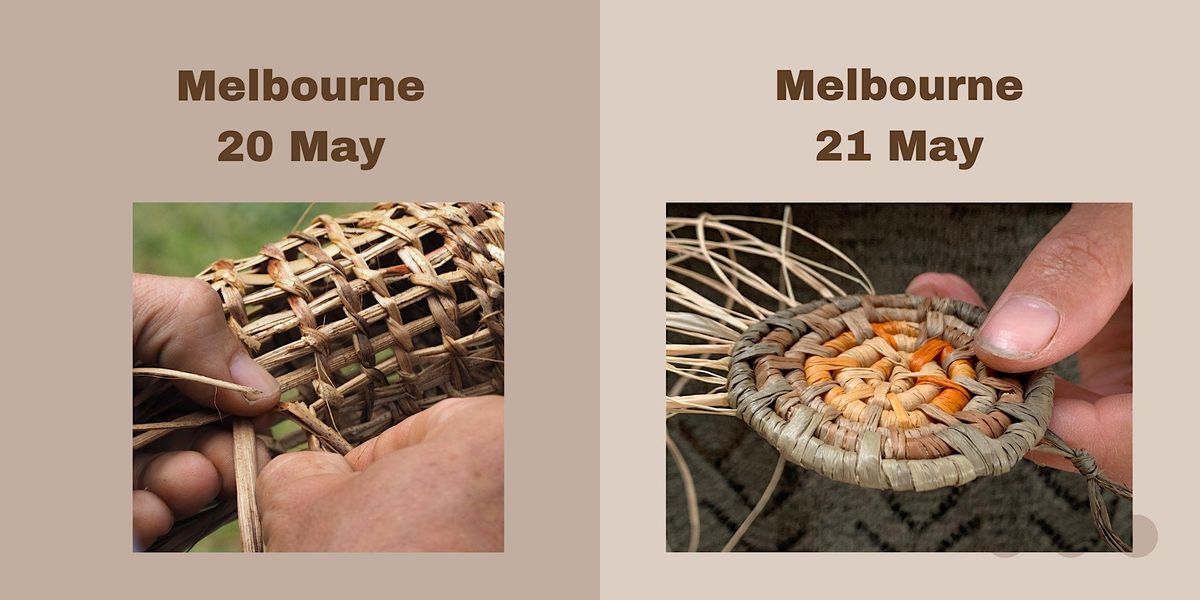 Weaving is Healing with pandanus fibre Melbourne May 2023 at CERES ...