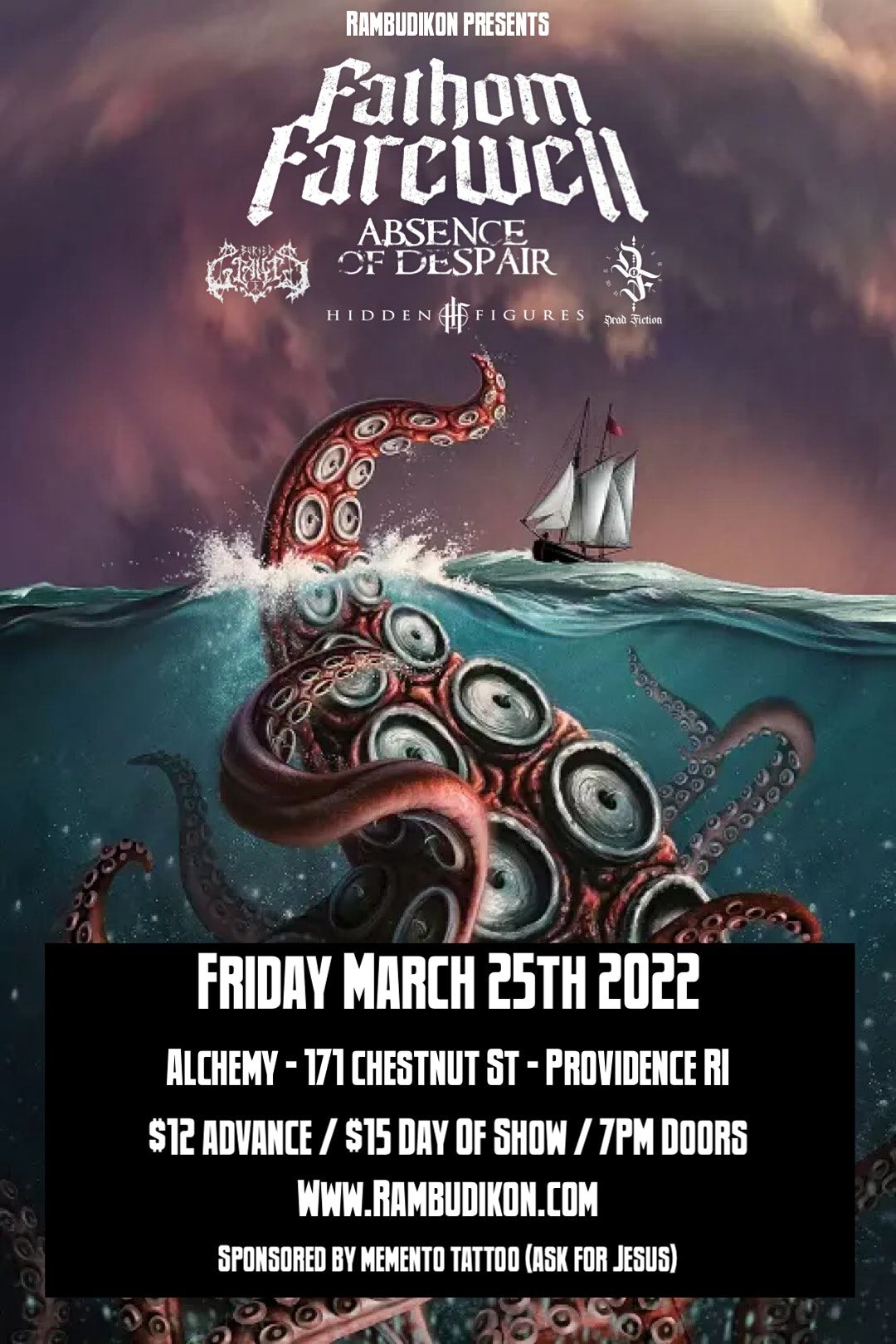 Rambudikon Presents: Fathom Farewell / Absence Of Despair / Buried ...