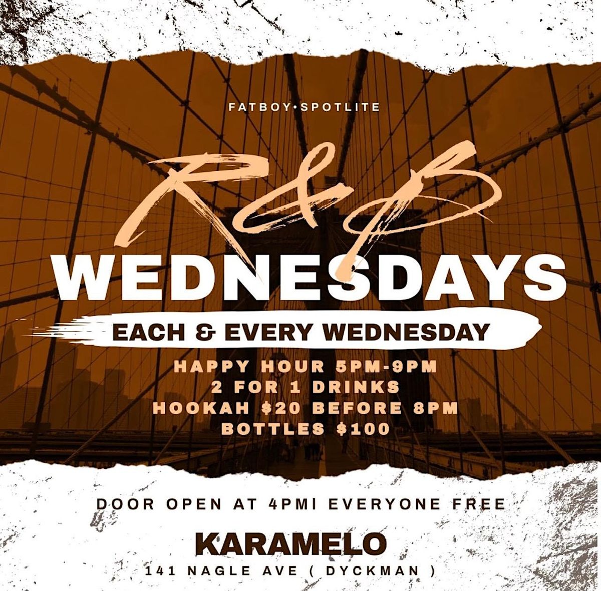 RNB WEDNESDAY (WEEKLY) EACH AND EVERY WEDNESDAY at Karamelo, New York ...