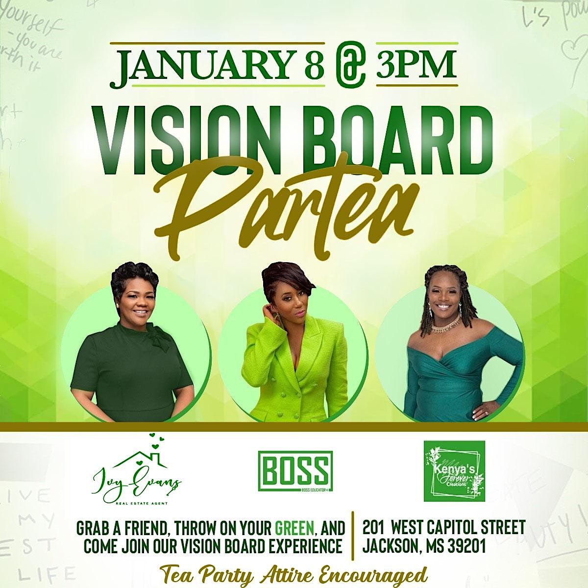 The 2023 Vision Board ParTEA at 201 Capitol, Jackson on 8th January, 2023