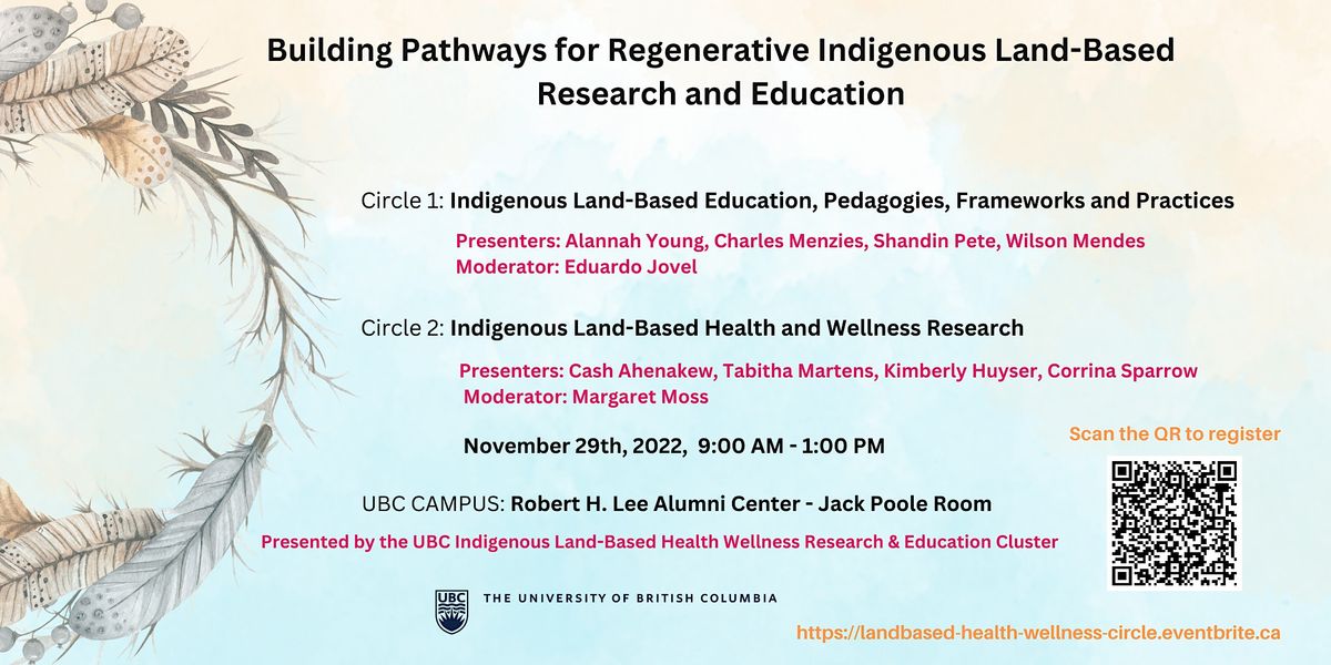 Pathways to Regenerative Indigenous Land-Based Research & Education at ...