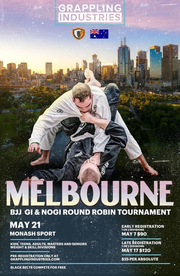 Grappling Industries Melbourne | Monash Sport, Hawthorn, VI | May 21, 2023