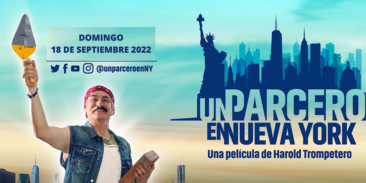 PELICULA UN PARCERO EN NUEVA YORK at Flushing Town Hall, Queens on 18th ...