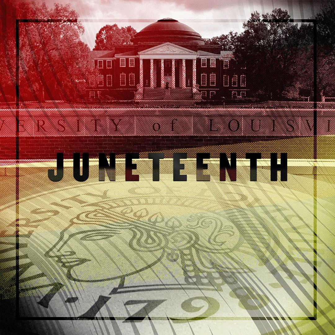 Tom Owens Historical Black UofL Walking tour at Ekstrom library porch ...