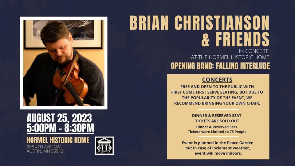 Brian Christianson & Friends I Falling Interlude I 2 Free Concerts ...