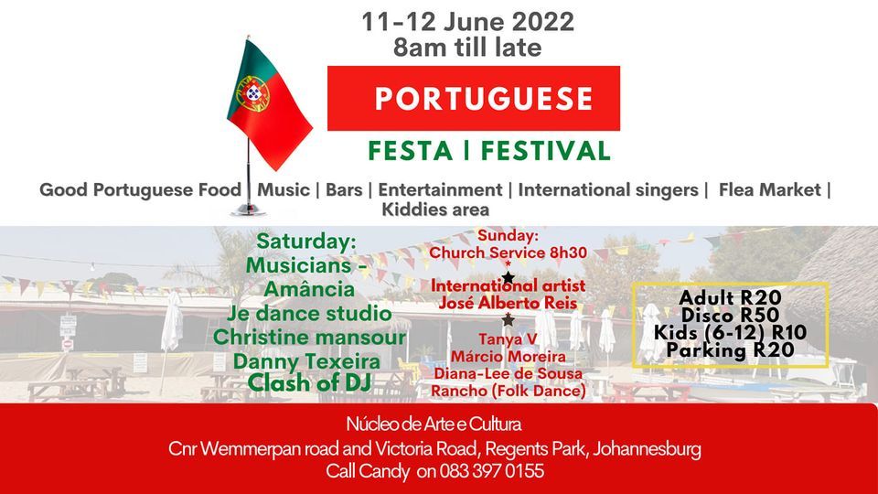 Portuguese Festa 2022 at The "Old" Núcleo de Arte e Cultura ...