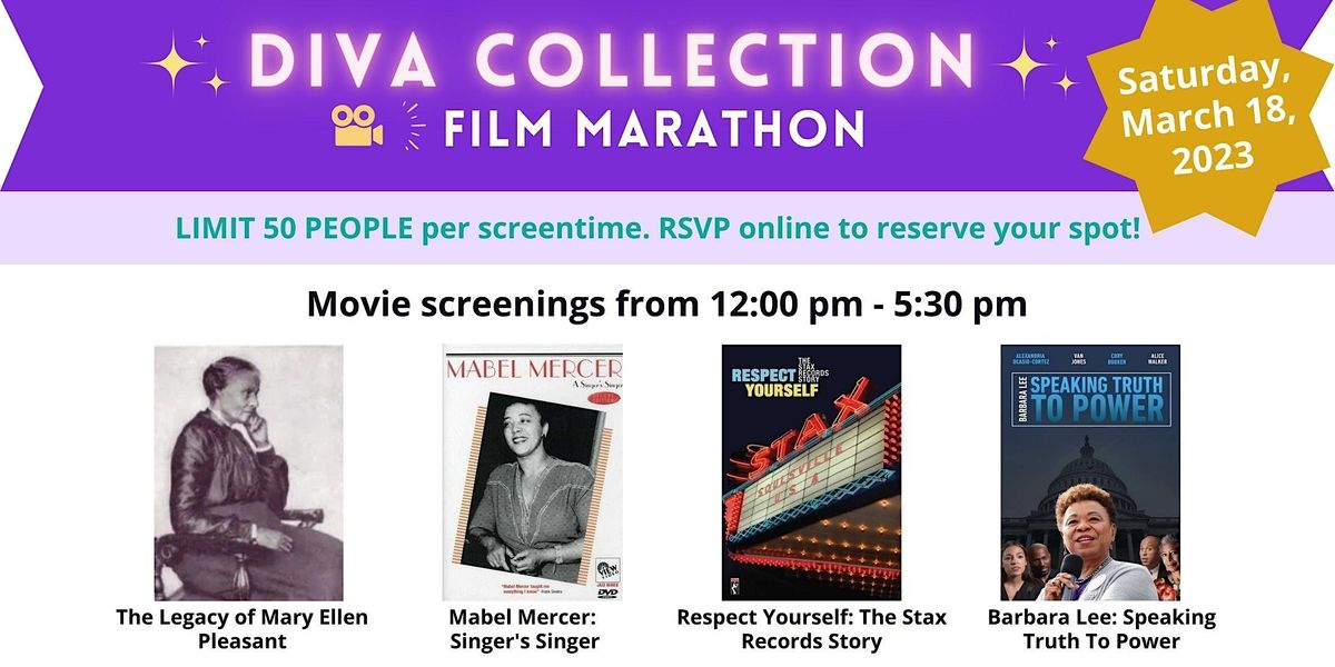 The Diva Collection Film Marathon at African American Museum and ...