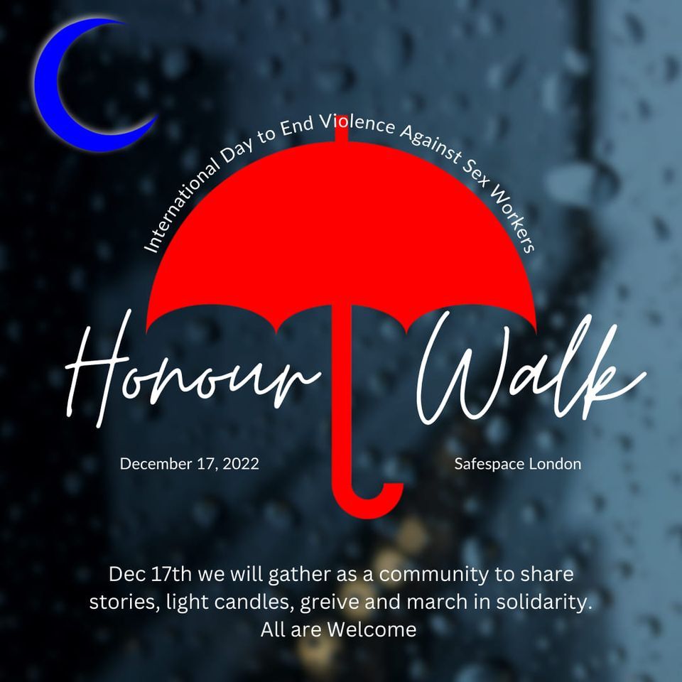 Honour Walk at SafeSpace London on 17th December, 2022