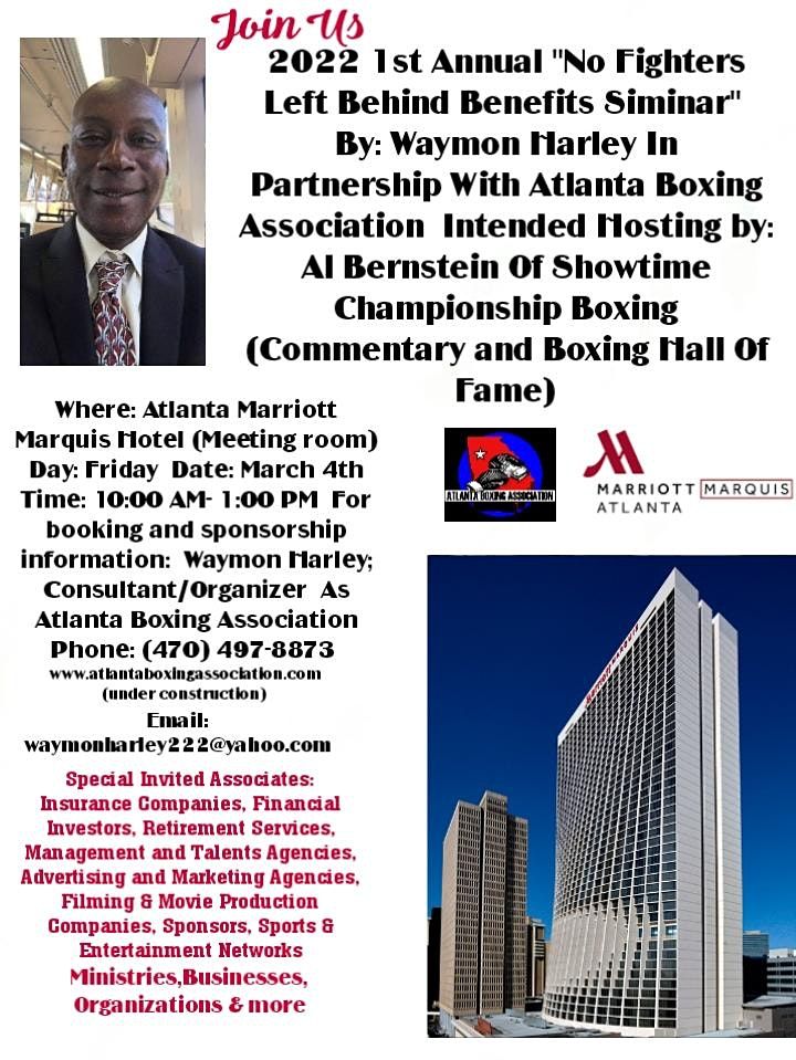 No Fighter Left Behind Benefits Similar at Atlanta Marriott Marquis on ...