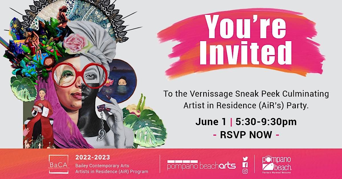 Vernissage AiRs Party at Bailey Contemporary Arts Center, Pompano Beach ...