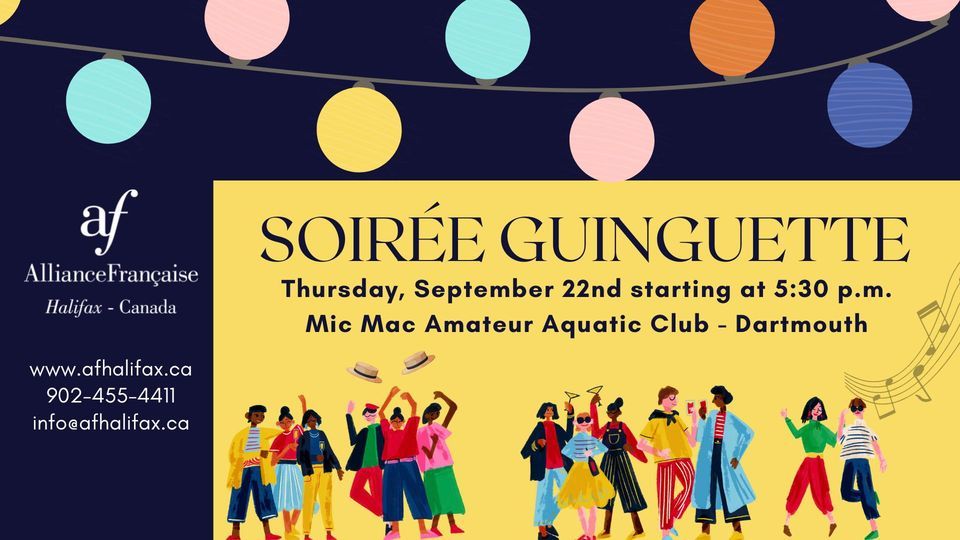 Soirée guinguette at Mic Mac AAC (real club account), Dartmouth on 22nd ...