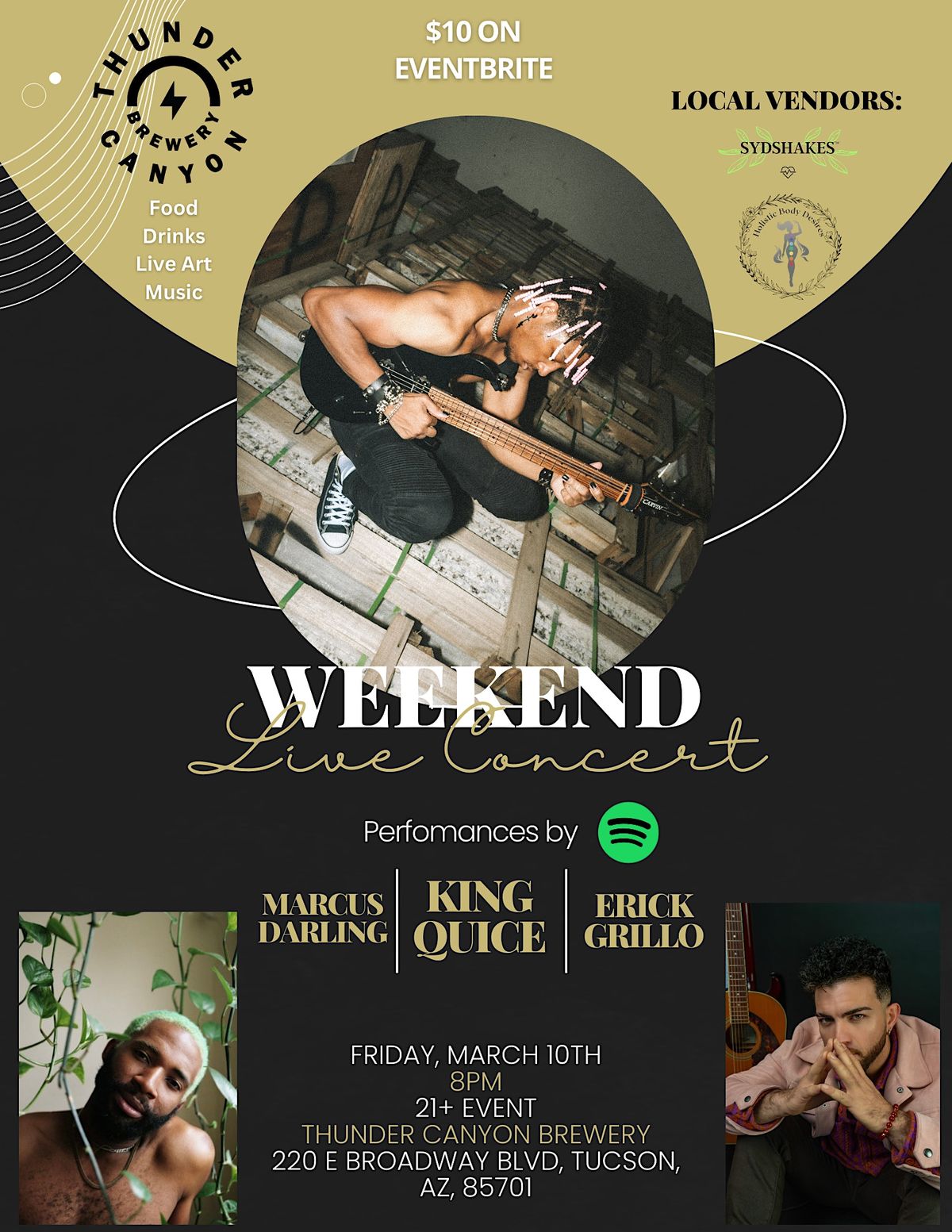 King Quice Live (Featuring Erick Grillo & Marcus Darling) | Thunder ...