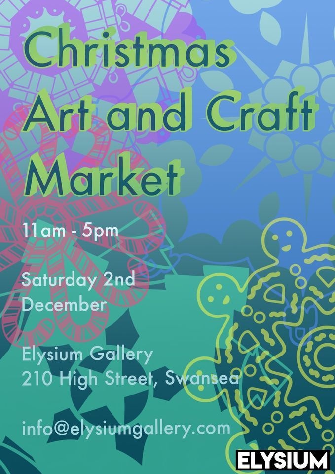 elysium Christmas Art Market at Elysium, Swansea on 2nd December, 2023