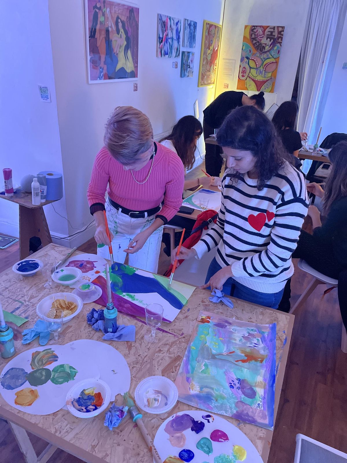 Intuitive art-making with music: a workshop with BSP at SKT Gallery ...