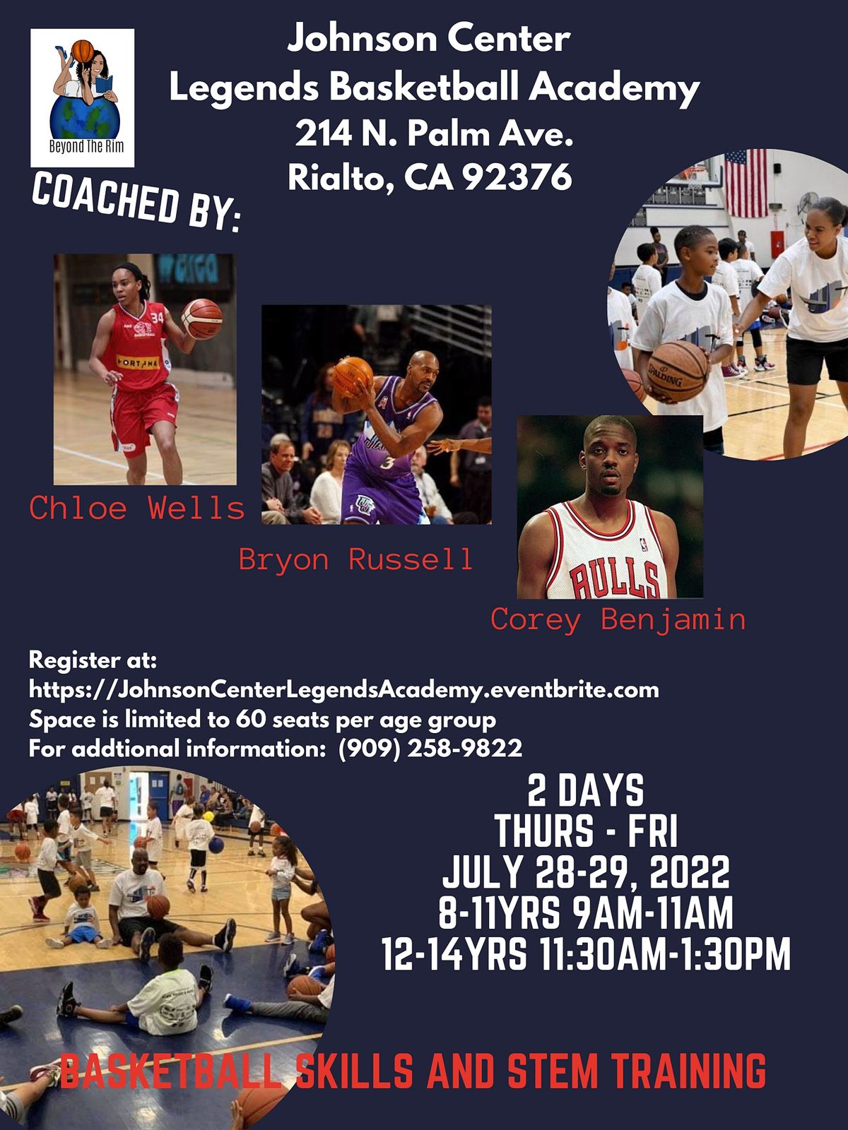 The Johnson Center Legends Basketball Academy at 214 N Palm Ave, Rialto ...