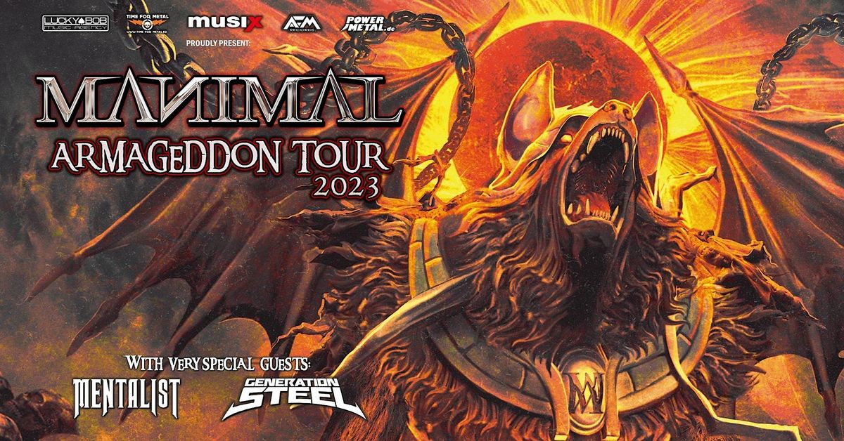 MANIMAL-ARMAGEDDON TOUR 2023@RAGNAROK LIVE CLUB,B-3960 BREE | Ragnarok ...