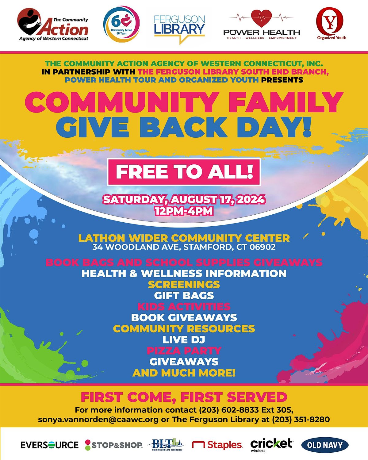 Community Family Give Back Day | Lathon Wider Community Center ...
