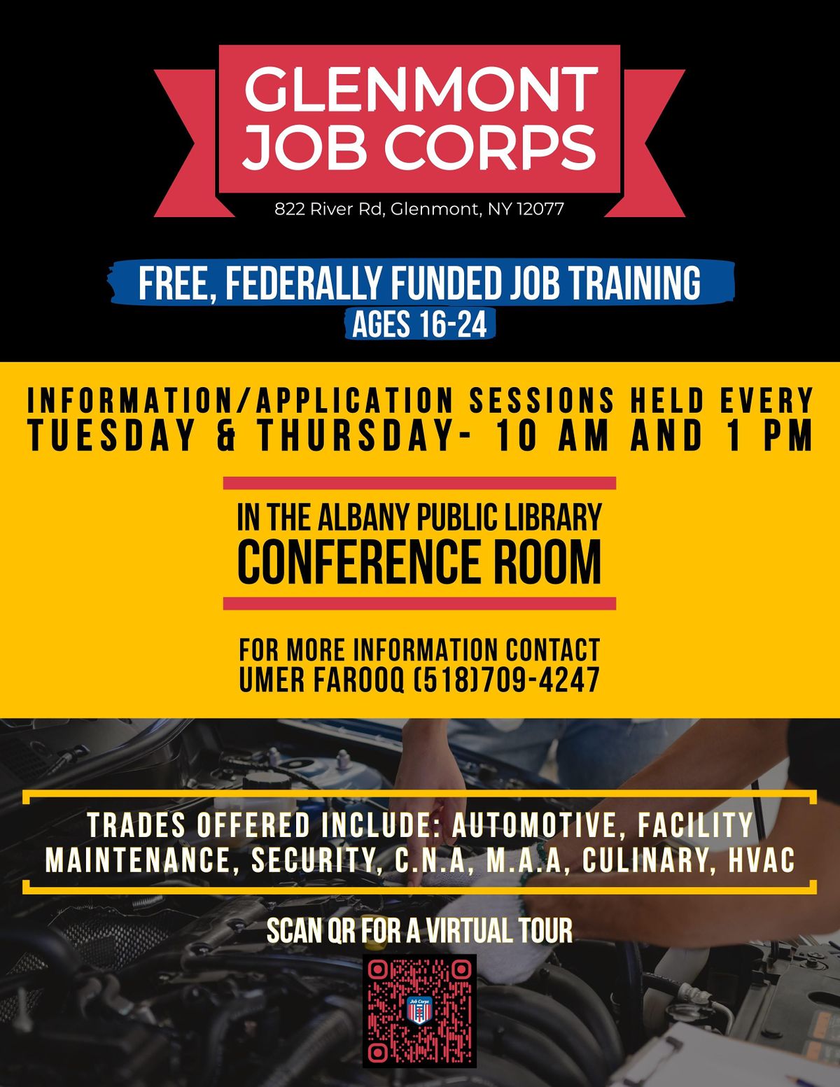 Job Corps Orientation/Information Sessions at Albany Public Library on ...