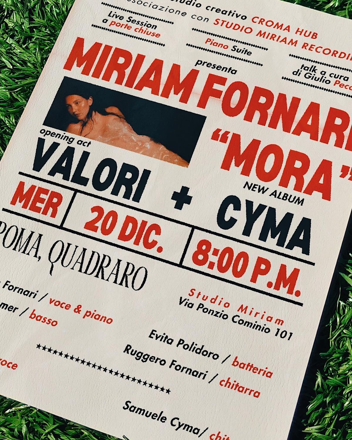 Miriam Fornari presentazione "Mora" / Opening Act Valori + Cyma at ...